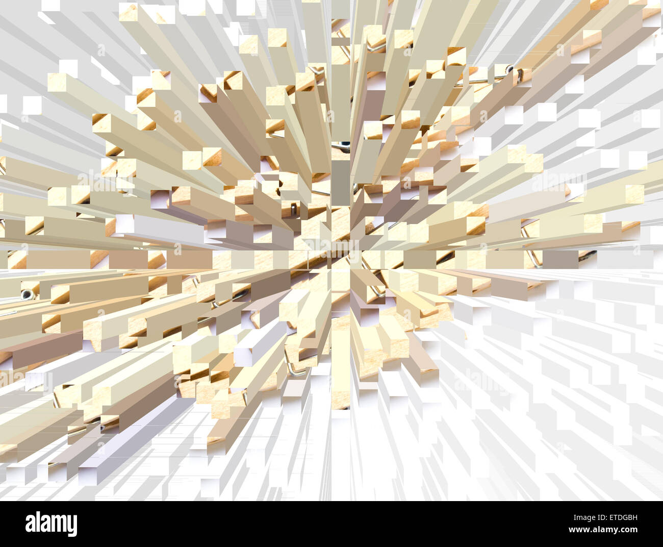 Colorful extrude abstract background Stock Photo - Alamy