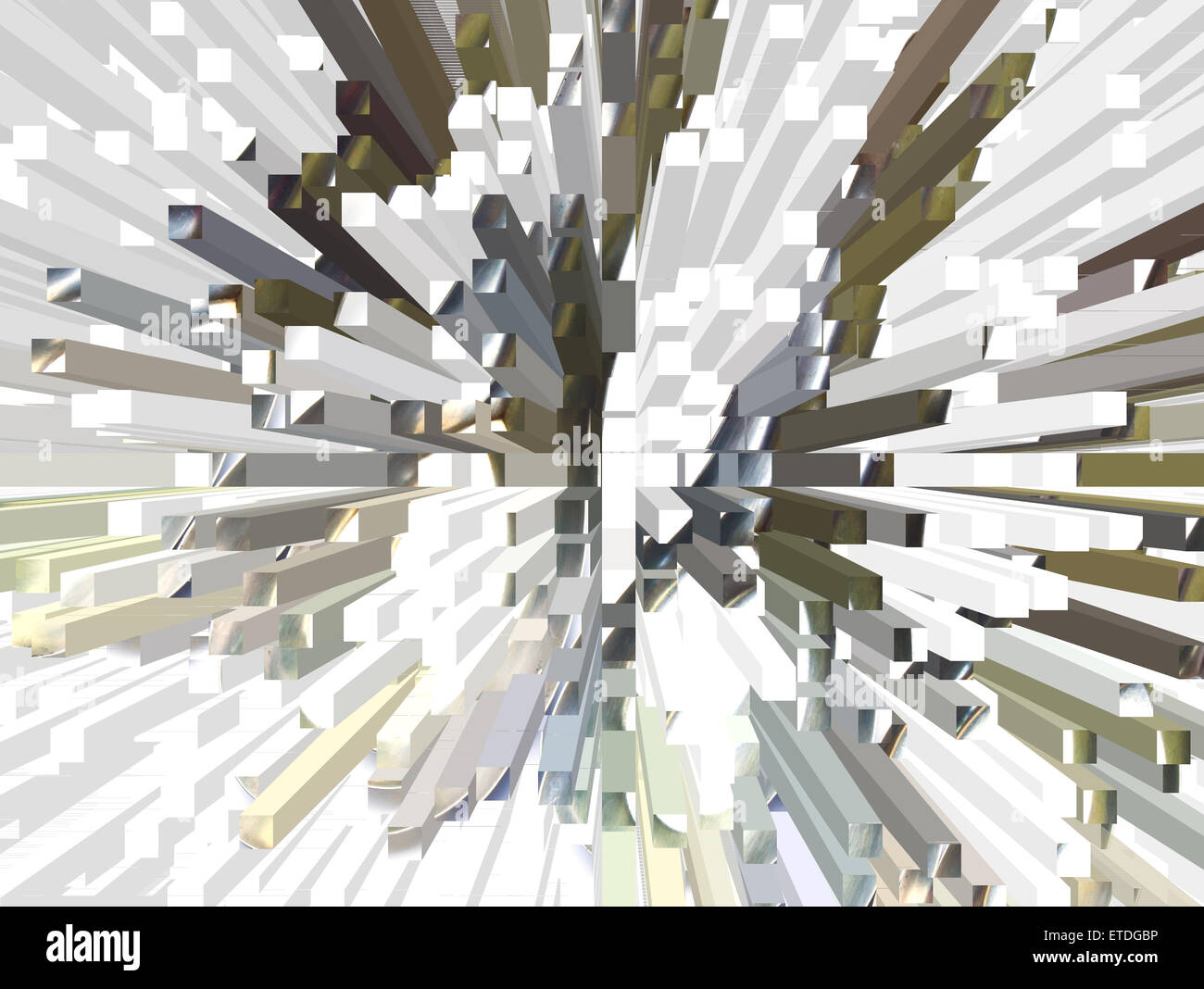 Colorful extrude abstract background Stock Photo - Alamy