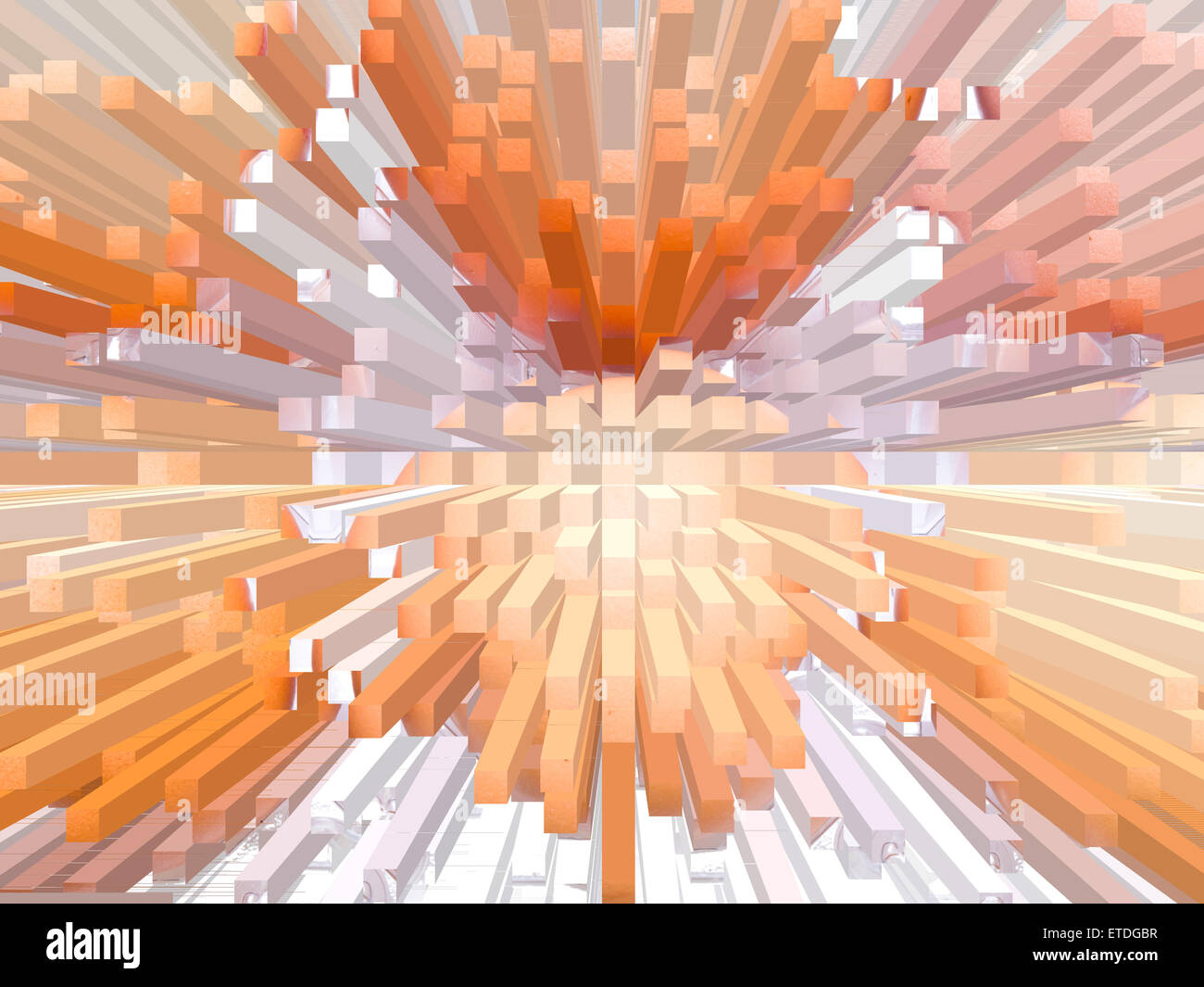 Colorful extrude abstract background Stock Photo - Alamy