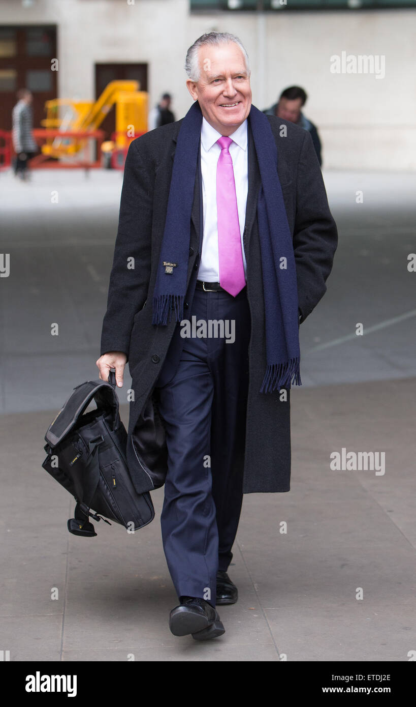 Nigel Planer and Peter Hain MP at BBC Broadcasting House Featuring ...
