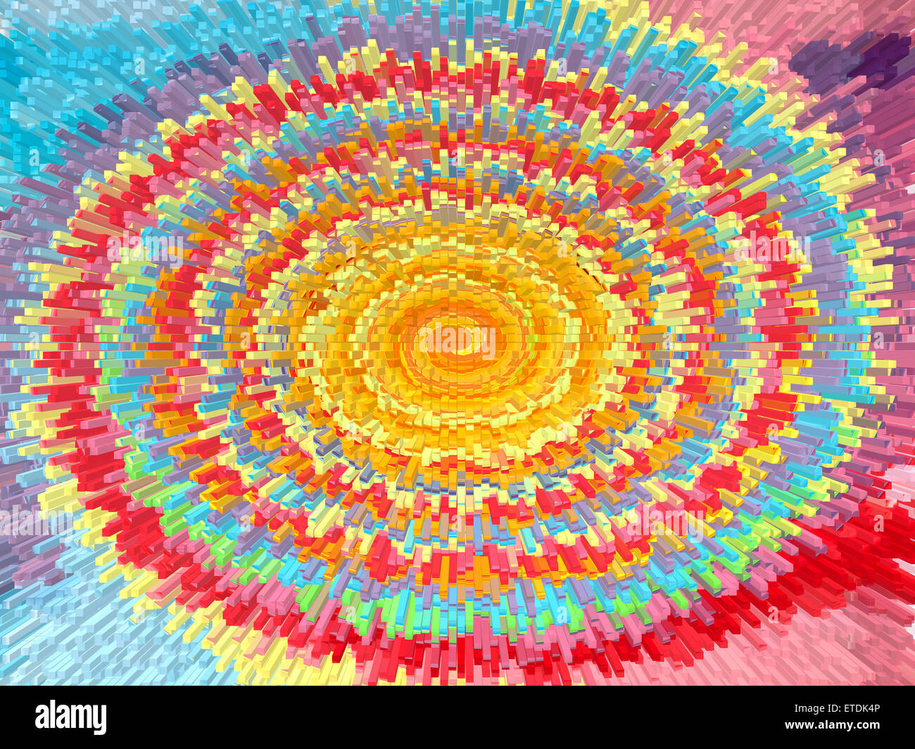 Colorful twirling extrude abstract background Stock Photo - Alamy