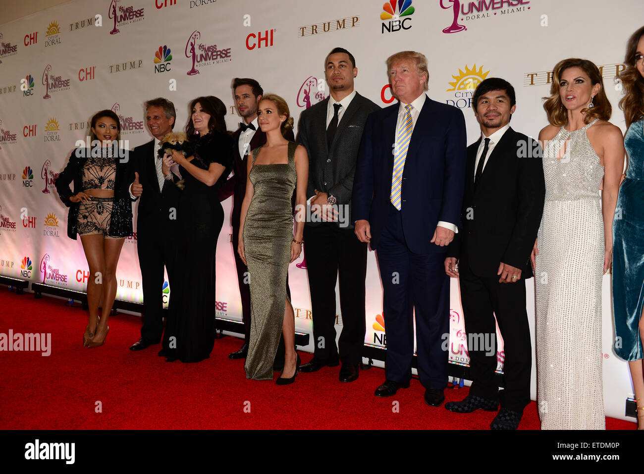 The 63rd Annual Miss Universe Pageant at Trump National Doral - Red ...