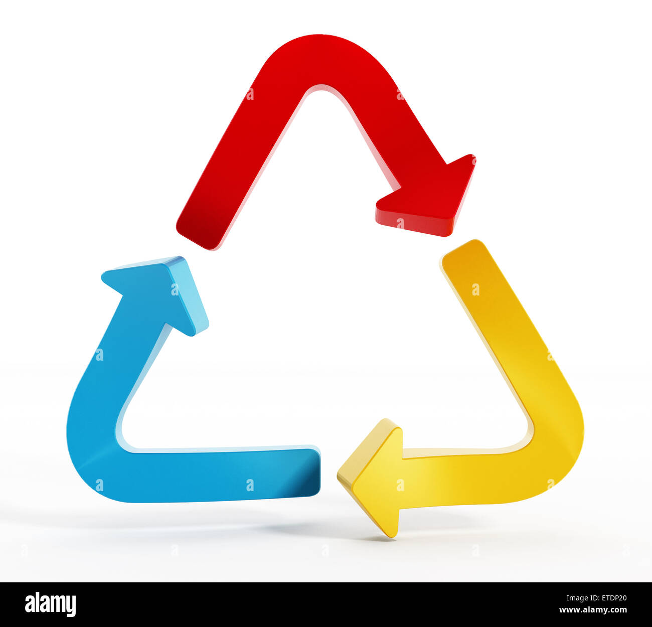 Recycling symbol arrow hi-res stock photography and images - Alamy