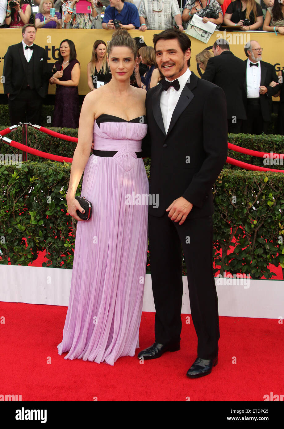 21st Annual SAG Awards at the Shrine Auditorium Featuring: Amanda Peet ...