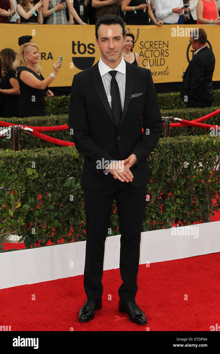 21st Annual SAG Awards at the Shrine Auditorium Featuring: Travis Tope ...