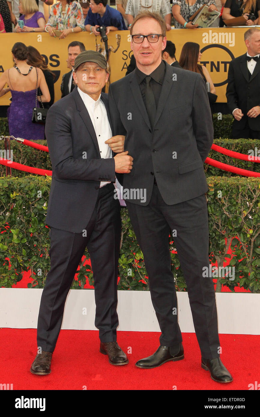 21st Annual SAG Awards at the Shrine Auditorium Featuring: Simon McBurney, David Thewlis Where ...