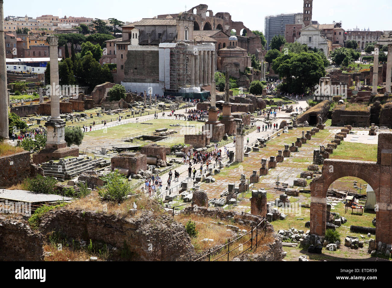 The Forum in Rome Stock Photo - Alamy