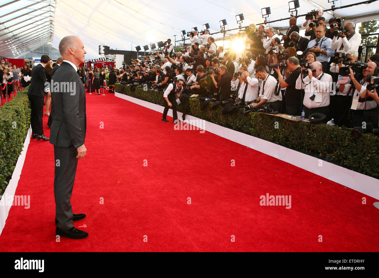 21st Annual Screen Actors Guild Awards - Arrivals Featuring: Michael ...