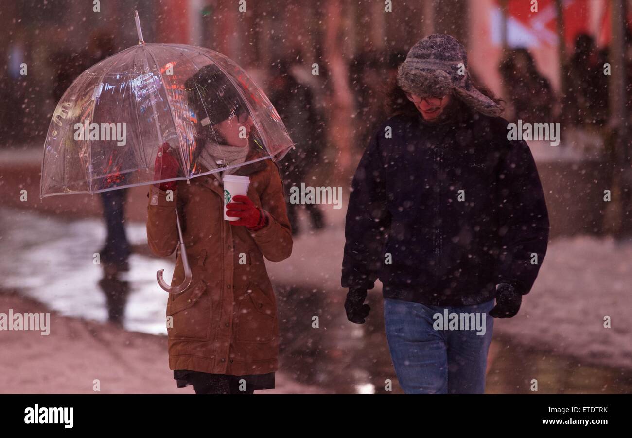 Winter Storm Juno: Blizzard for New York City Featuring: Atmosphere ...