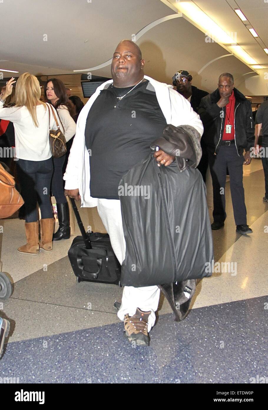 Breaking Bad star, Lavell Crawford arrives at Los Angeles International ...