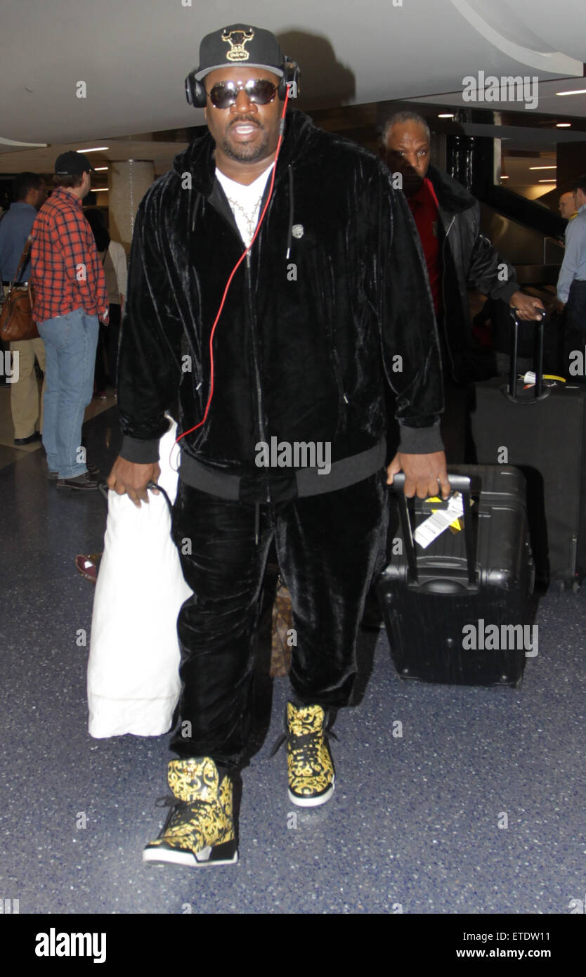 Stand-up comedian Bruce Bruce arrives at Los Angeles International ...