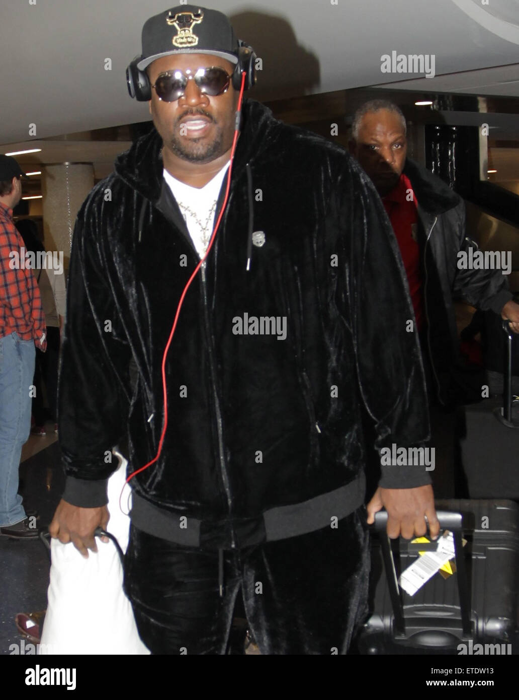 Stand-up comedian Bruce Bruce arrives at Los Angeles International ...