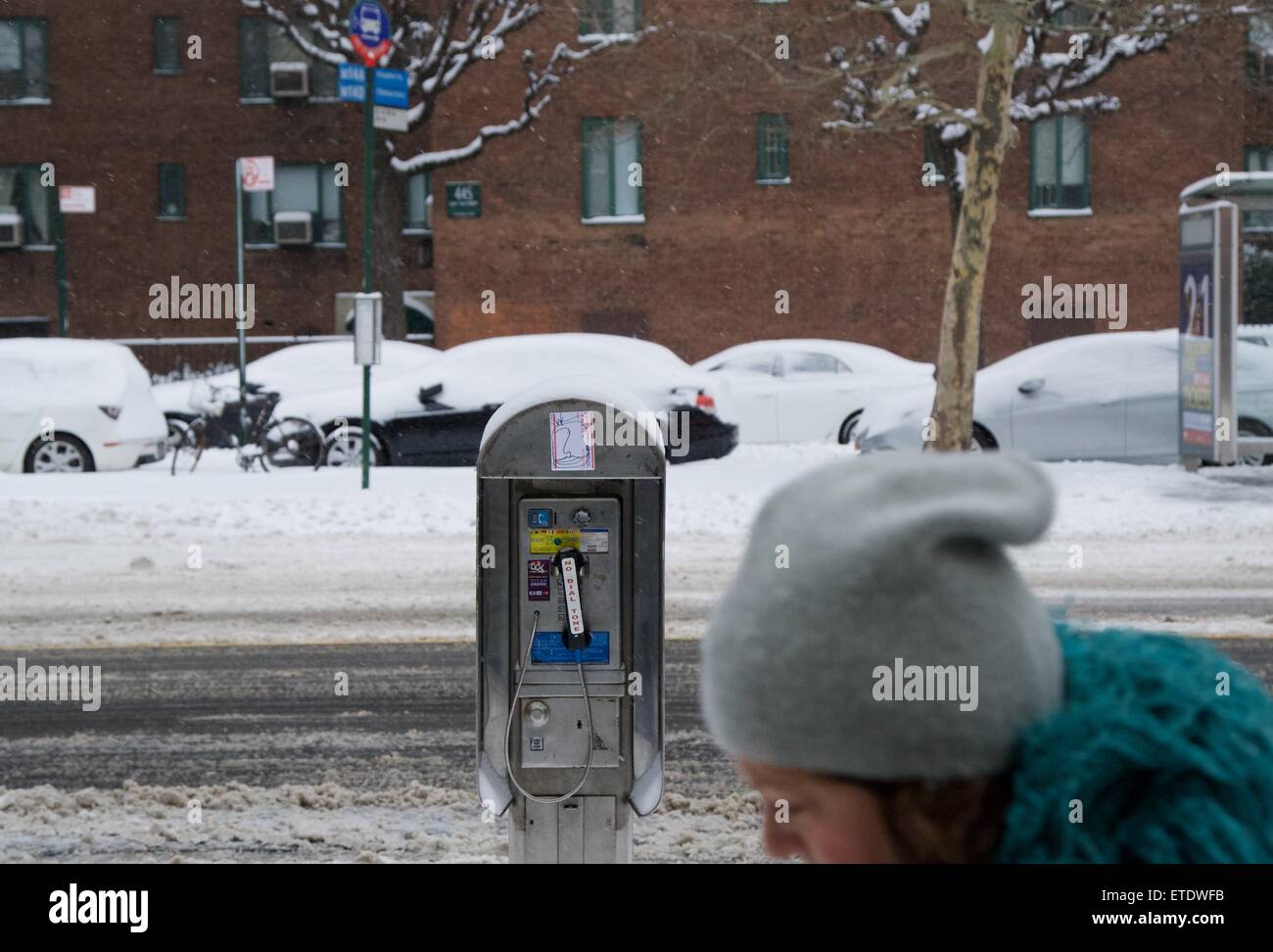 Winter Storm Juno aftermath in New York City Featuring: Atmosphere ...