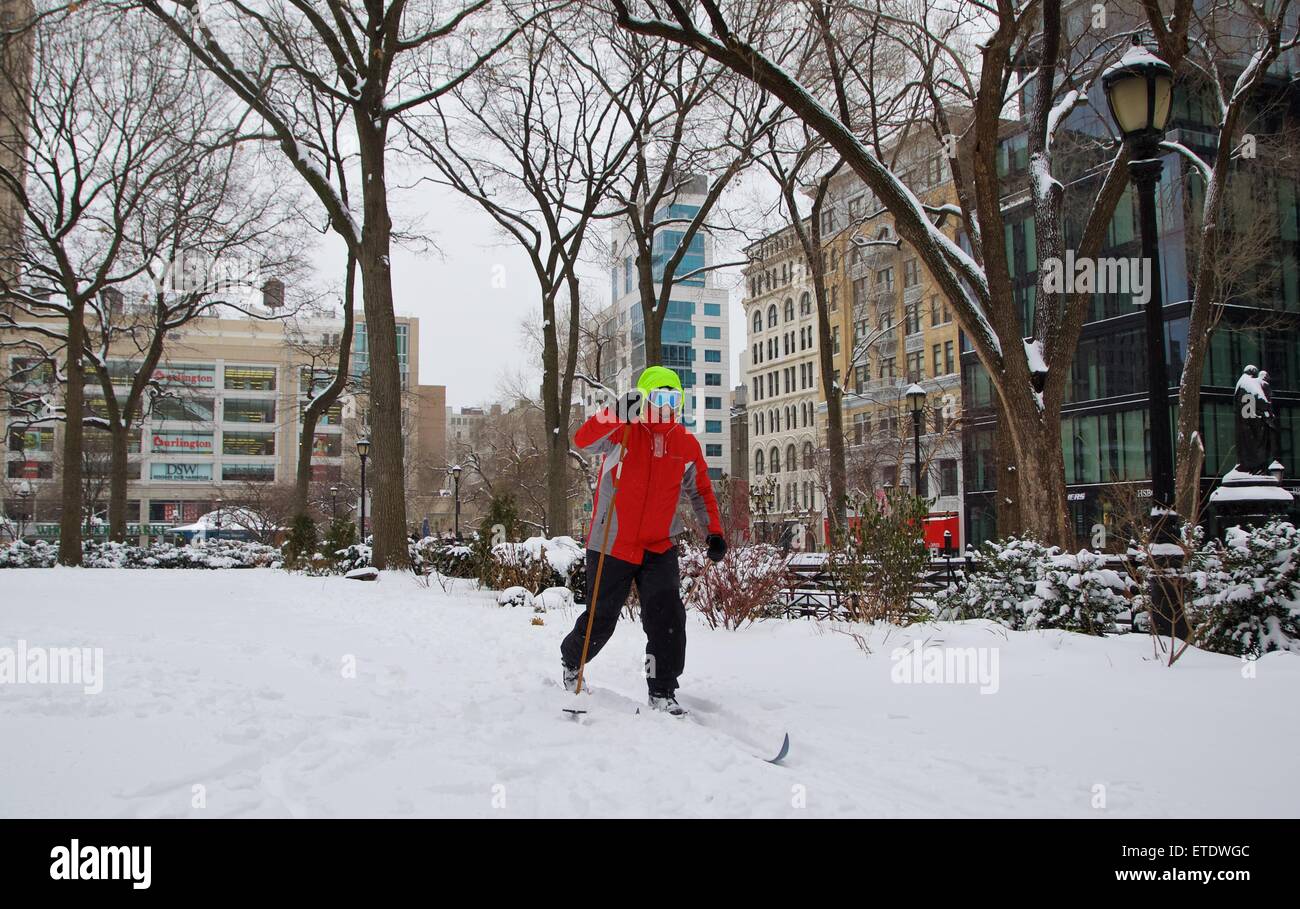 Winter Storm Juno aftermath in New York City Featuring: Atmosphere ...