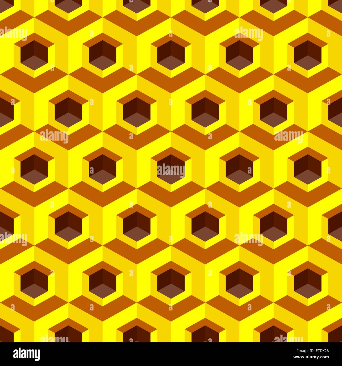 Honeycomb background 3d. Mosaic. Vector illustration Stock Vector Image ...
