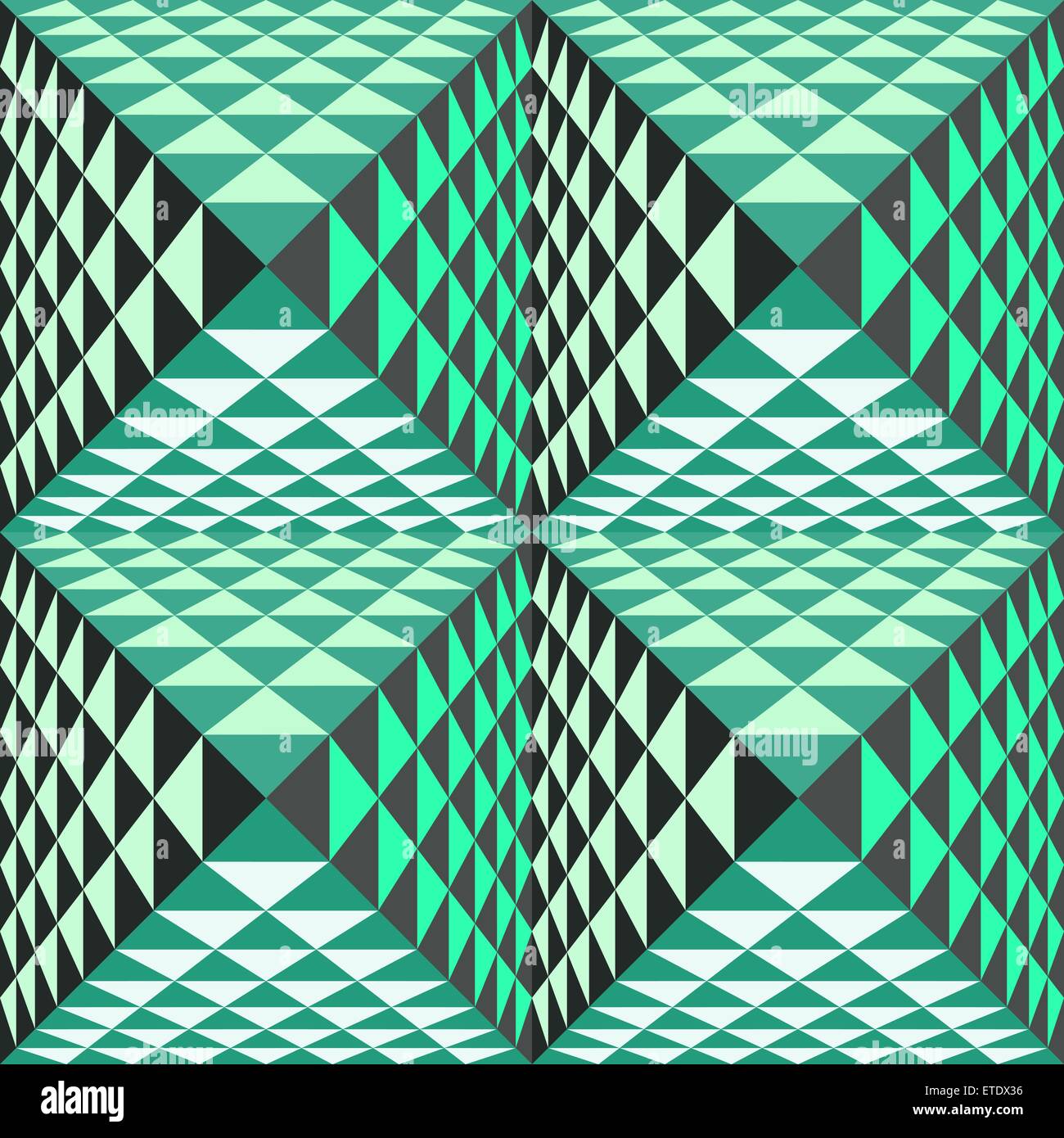 Abstract geometrical background with pyramids. Seamless pattern. Vector ...