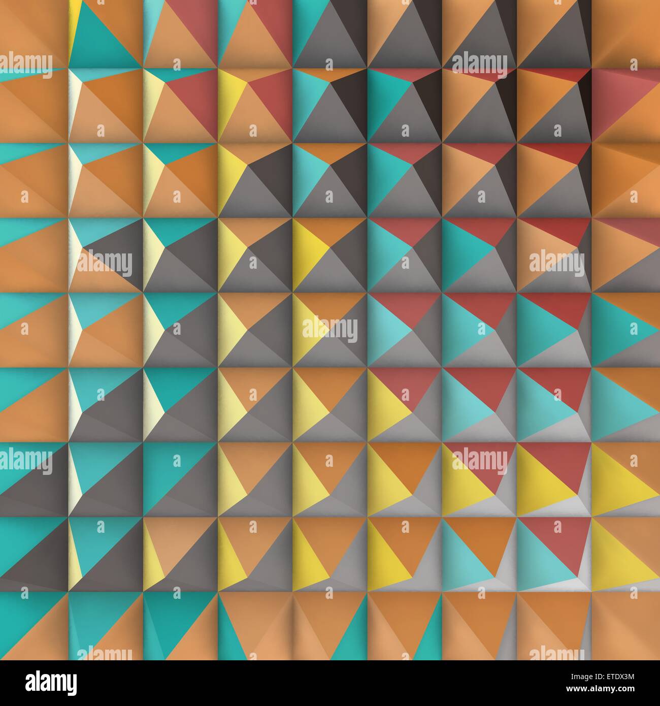 Abstract 3d Geometric Pattern Polygonal Background Vector Illustration Stock Vector Image