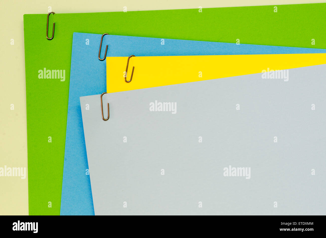 Clips paper notepad hi-res stock photography and images - Alamy