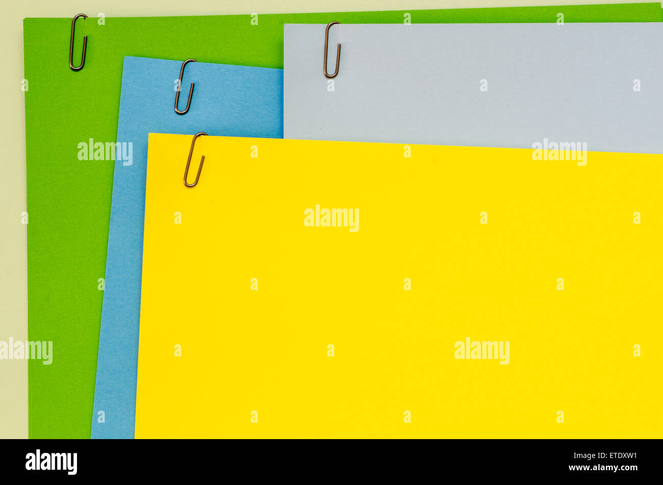 Clips paper notepad hi-res stock photography and images - Alamy