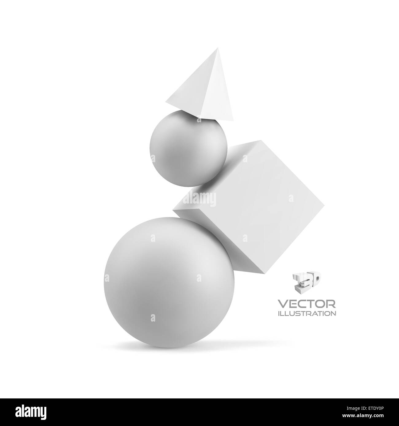 3d geometrical composition. Abstract vector illustration Stock Vector ... 3d geometrical composition. Abstract vector illustration Stock Vector ...