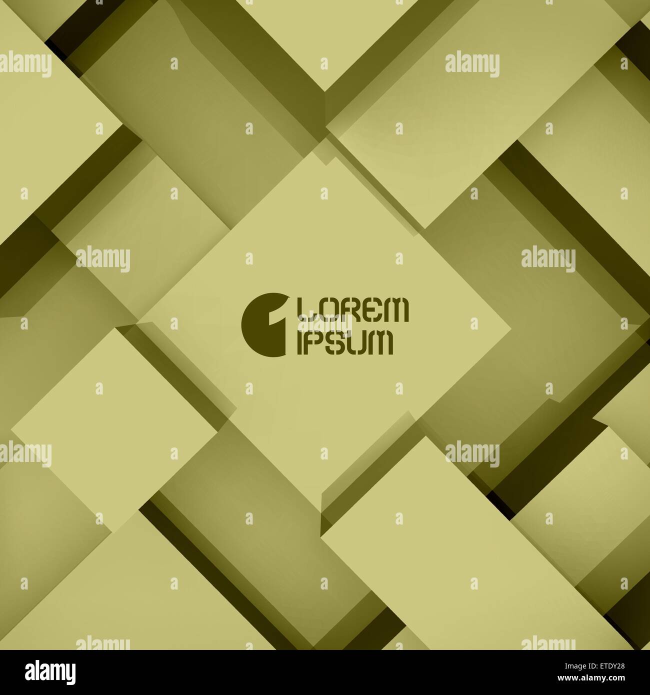 Abstract background of 3d blocks. Vector illustration. With place for text Stock Vector Image ...