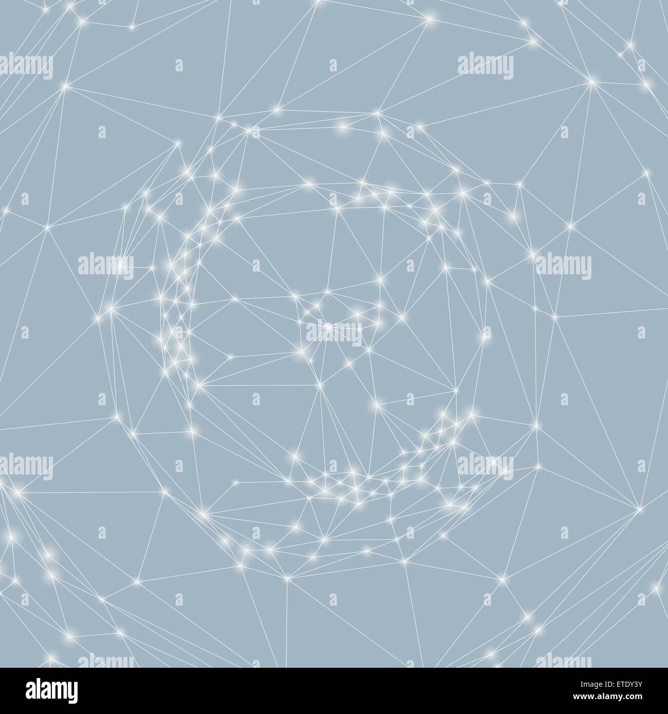 Network background. 3d technology vector illustration. Can be used for ...