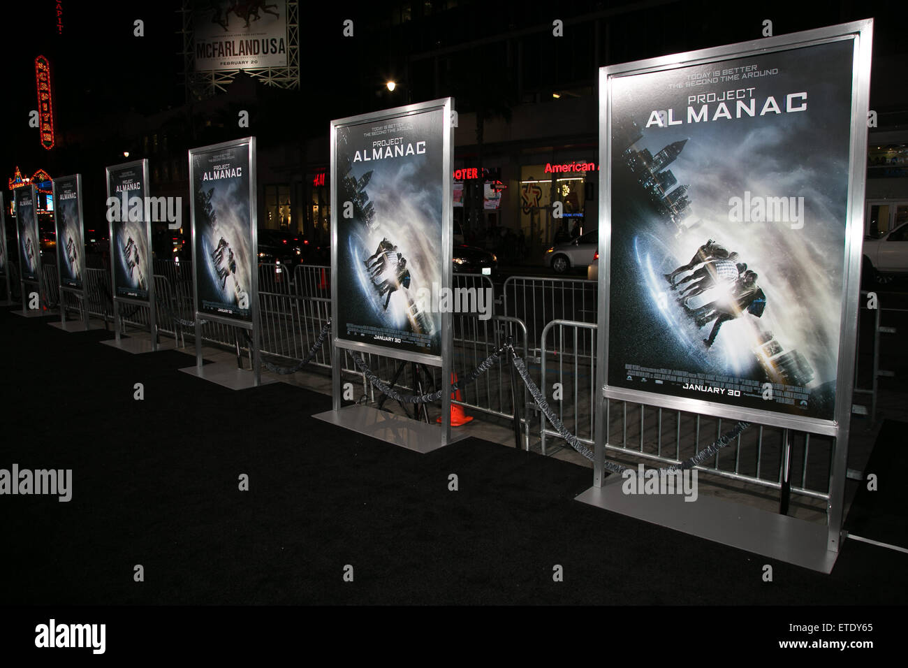 Celebrities attend Los Angeles premiere of PROJECT ALMANAC at TCL ...
