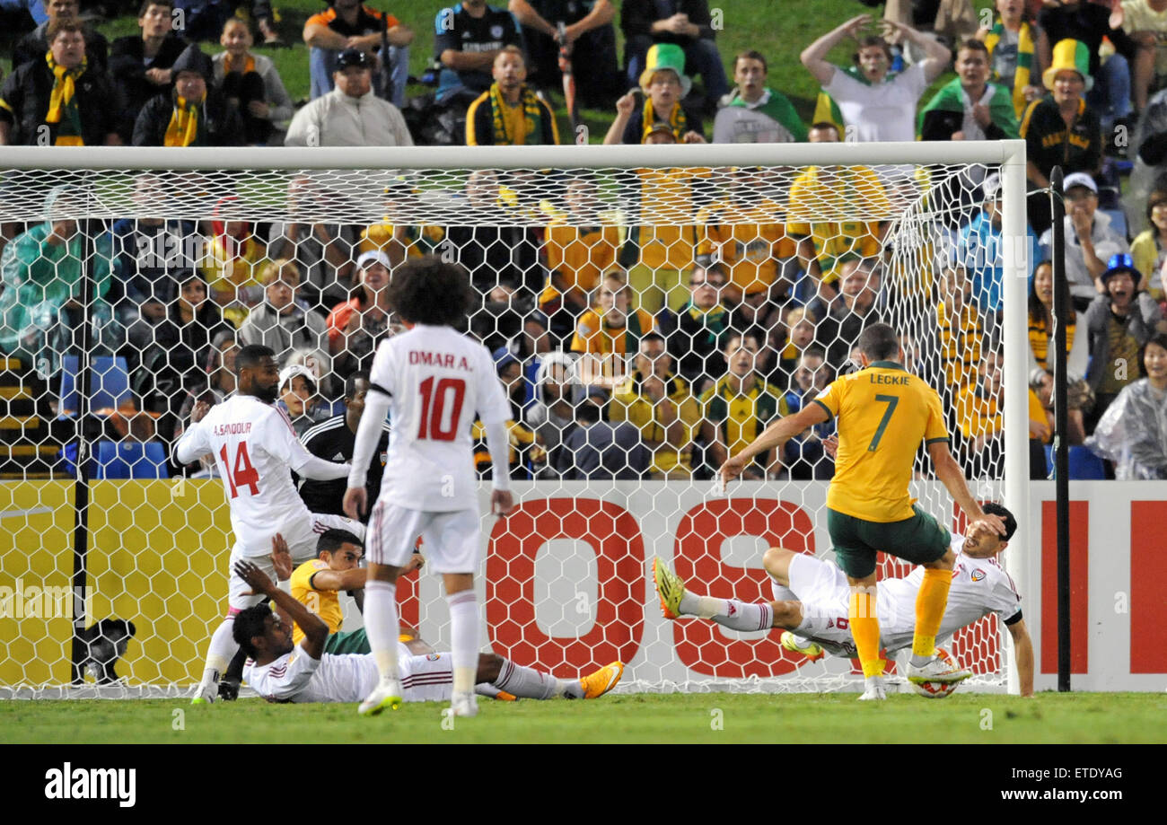 Australia scored two early goals to defeat the United Arab Emirates in ...
