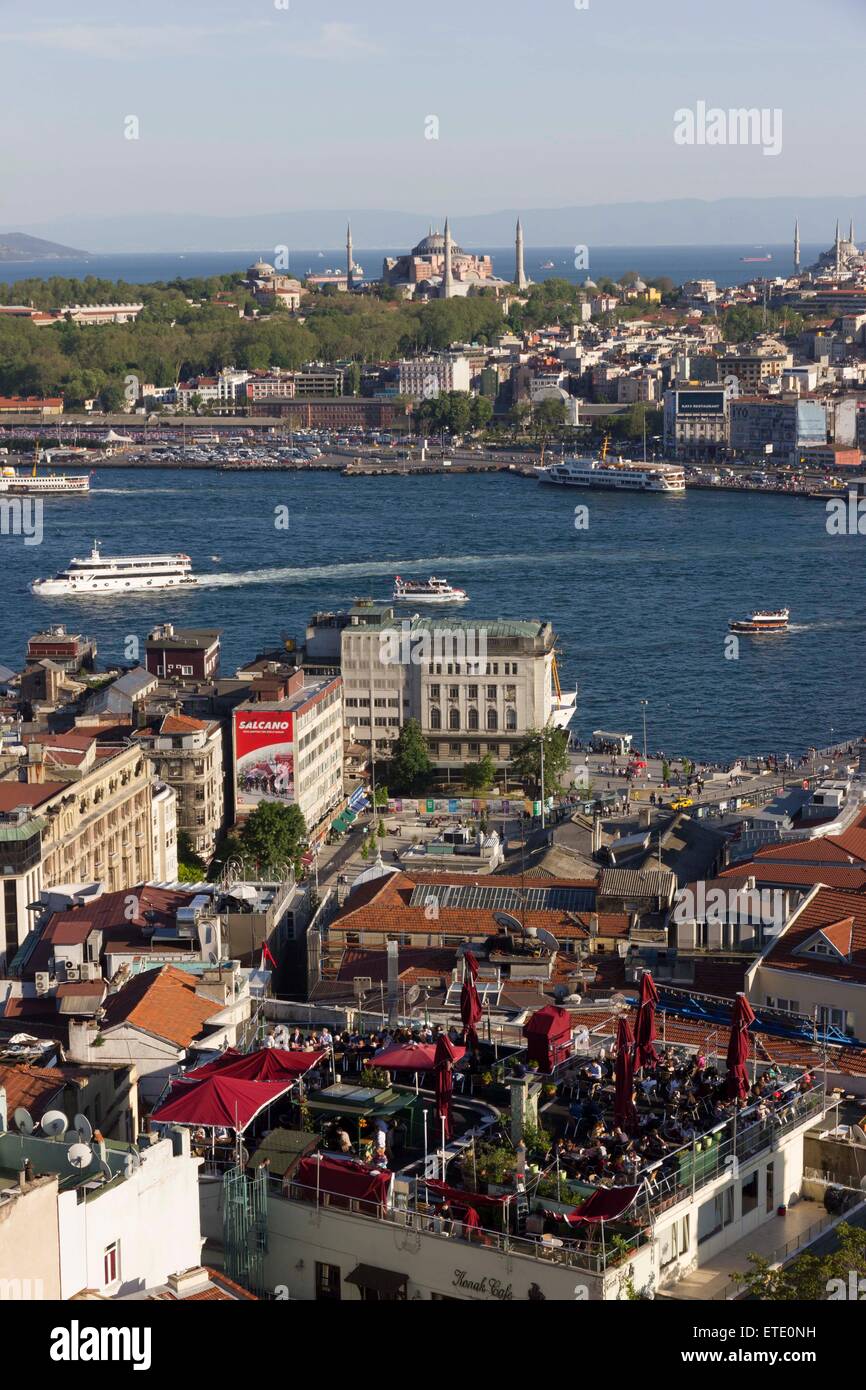 Istanbul is situated either side of the Bosphorus Strait separating ...