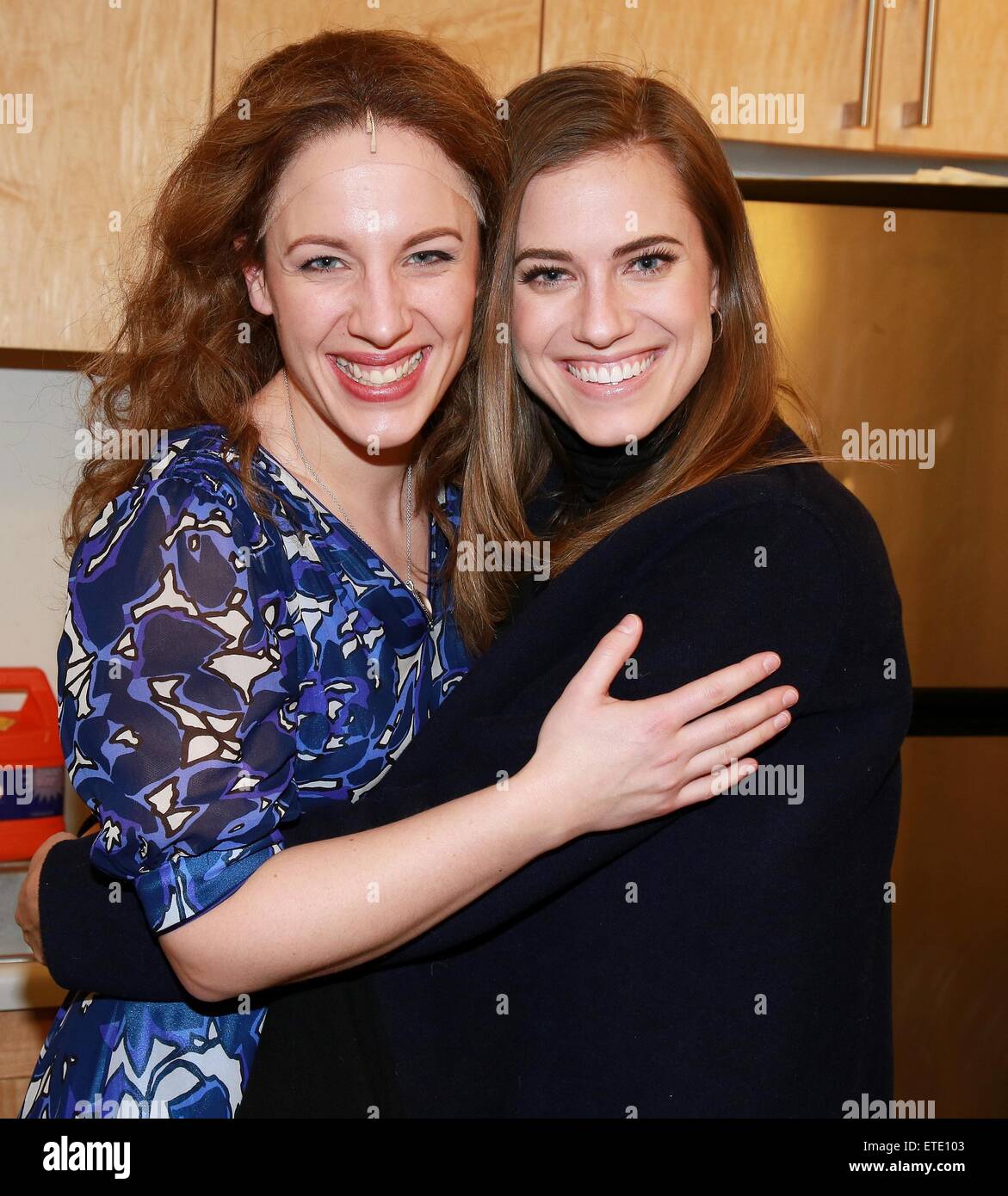 Girls and Peter Pan Live! actress Allison Williams visits the cast of ...
