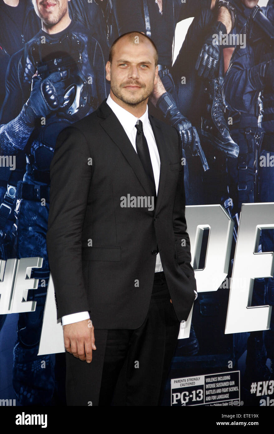 Patrick Hughes at the Los Angeles premiere of "The Expendables 3" held ...