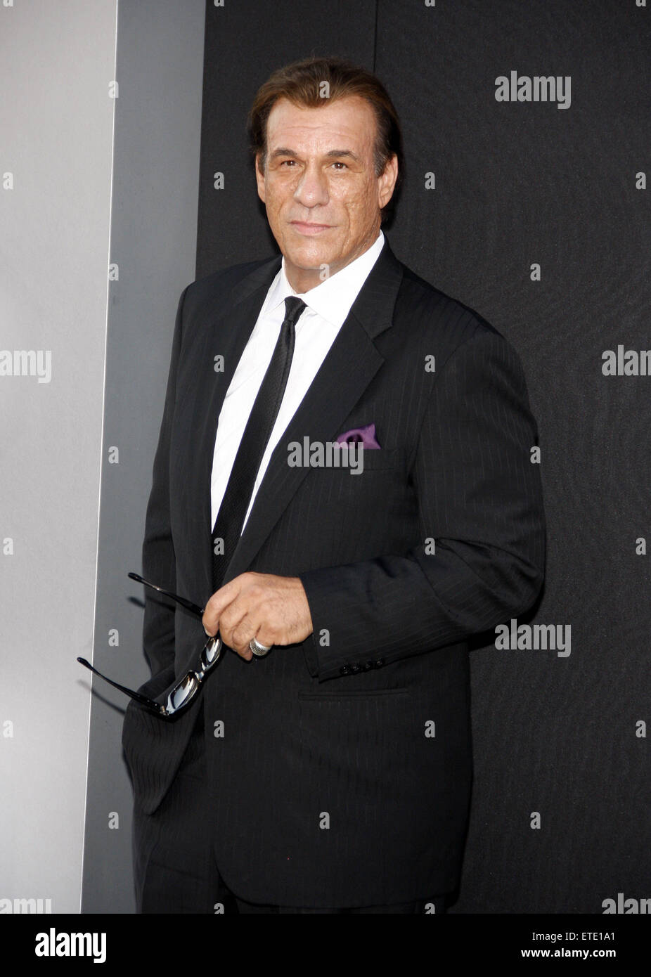 Robert Davi at the Los Angeles premiere of "The Expendables 3" held at ...