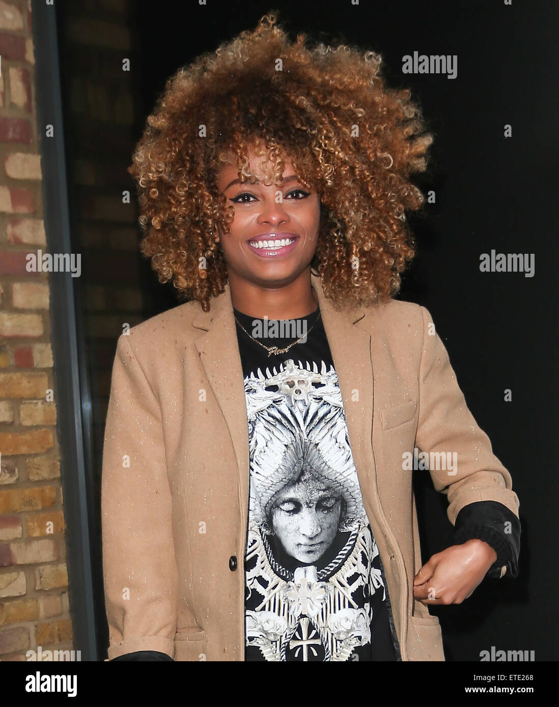 Jay James arrives at a London studio for the X factor tour rehearsals ...