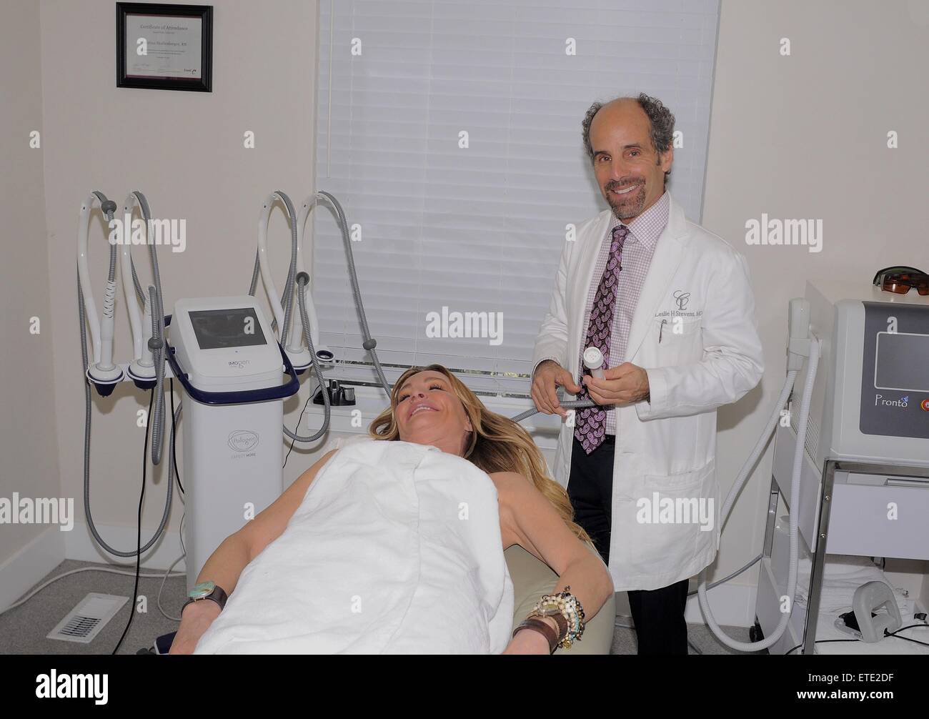 Taylor Armstrong gets Voluderm treatment with Dr. Leslie Stevens of The ...