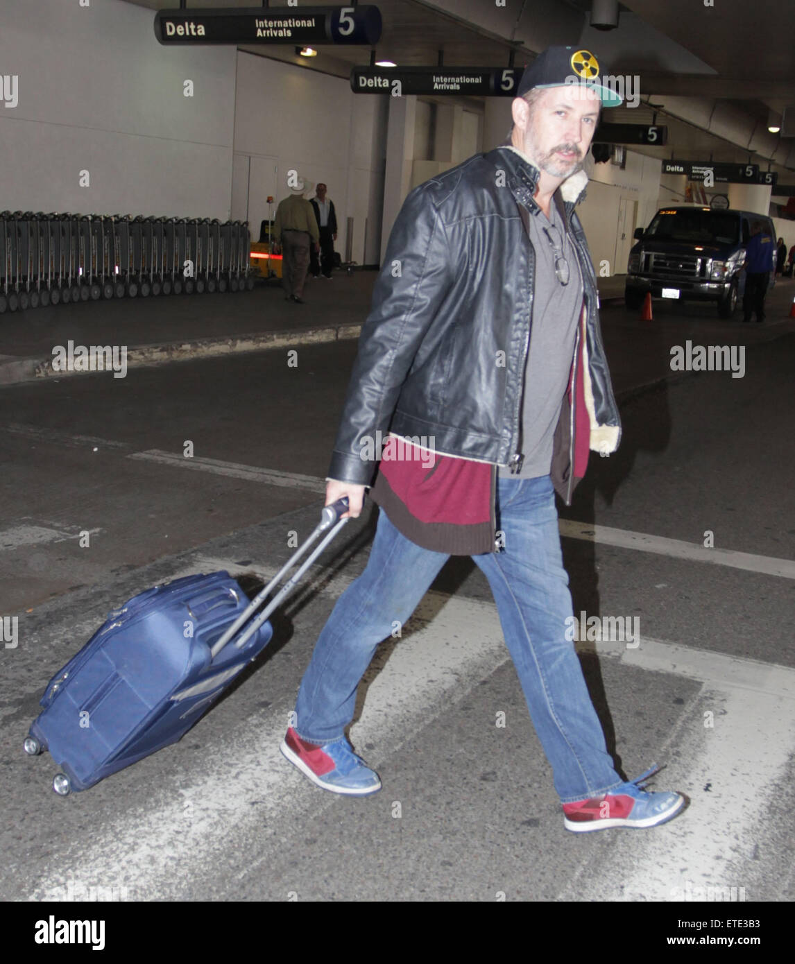 Comedy actor Harland Williams arrives at Los Angeles International ...
