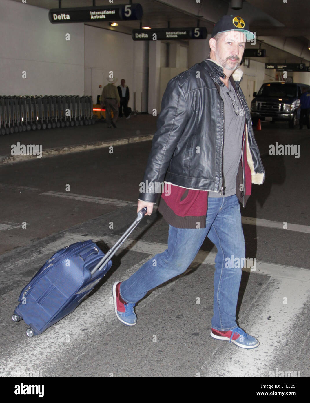 Comedy actor Harland Williams arrives at Los Angeles International ...