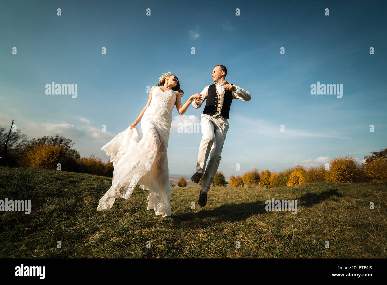 beautiful couple having fun Stock Photo - Alamy