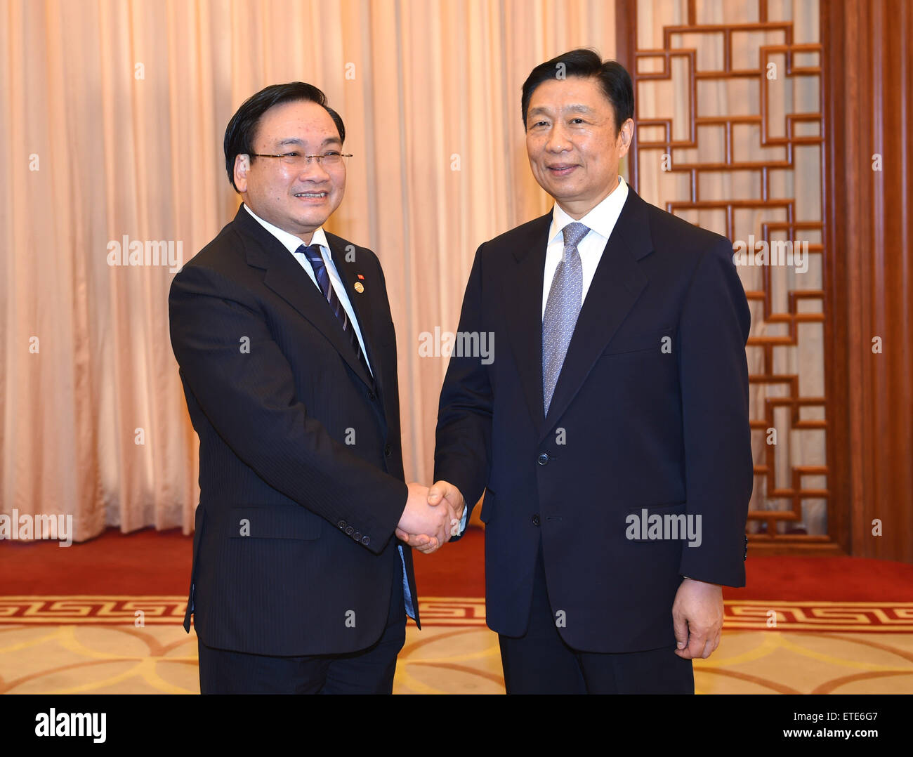 Kunming, China's Yunnan Province. 12th June, 2015. Chinese Vice ...