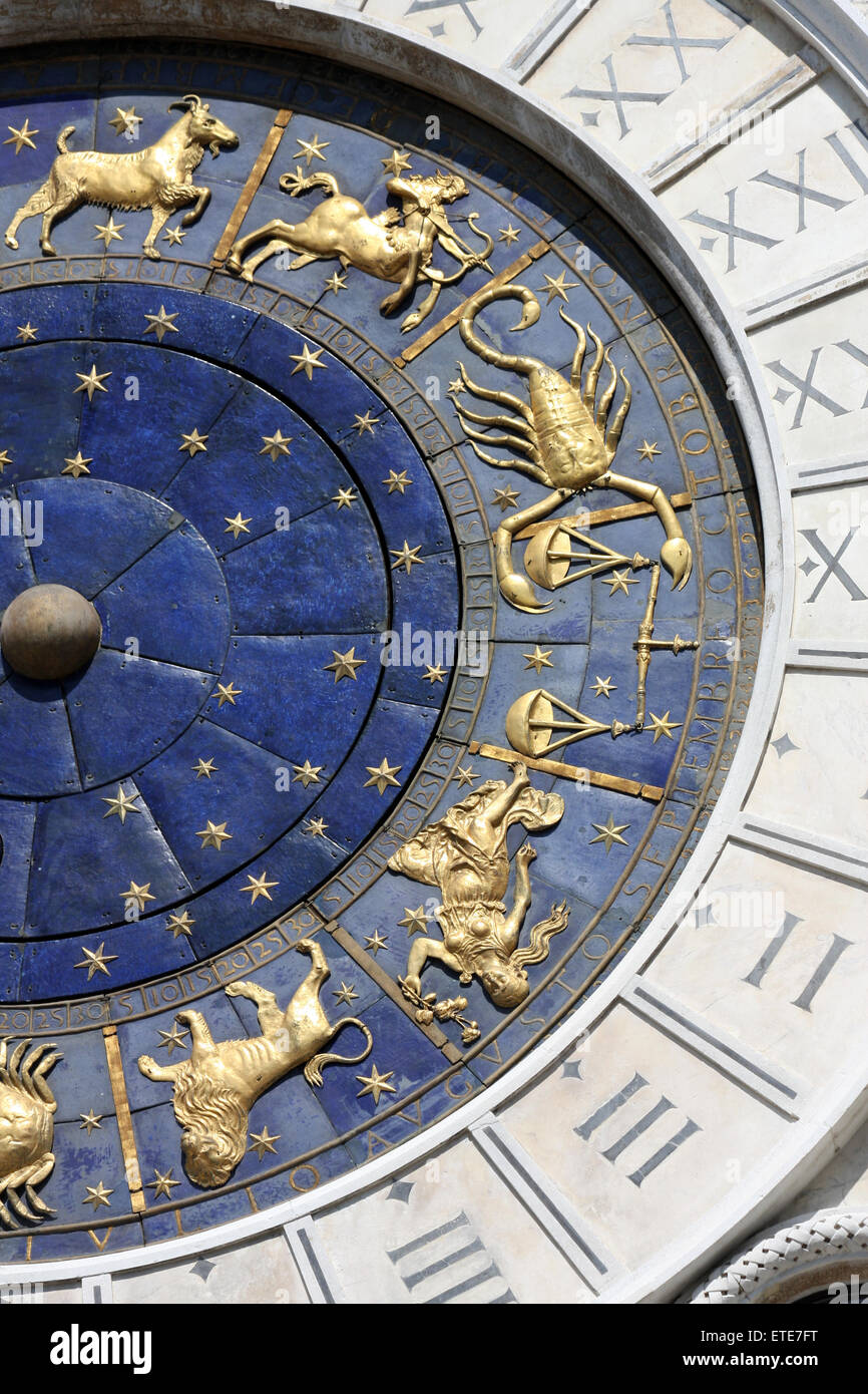 Astrological clock hi-res stock photography and images - Alamy