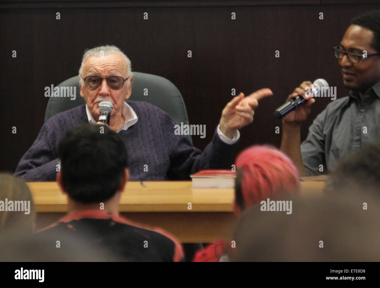 Stan Lee discusses his new book 'The Zodiac Legacy: Convergence' at ...