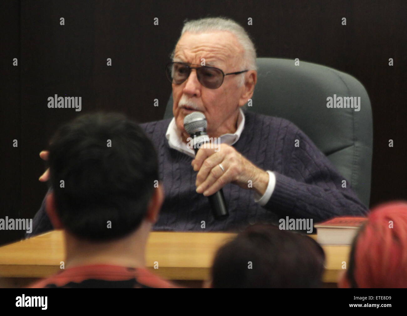 Stan Lee discusses his new book 'The Zodiac Legacy: Convergence' at ...