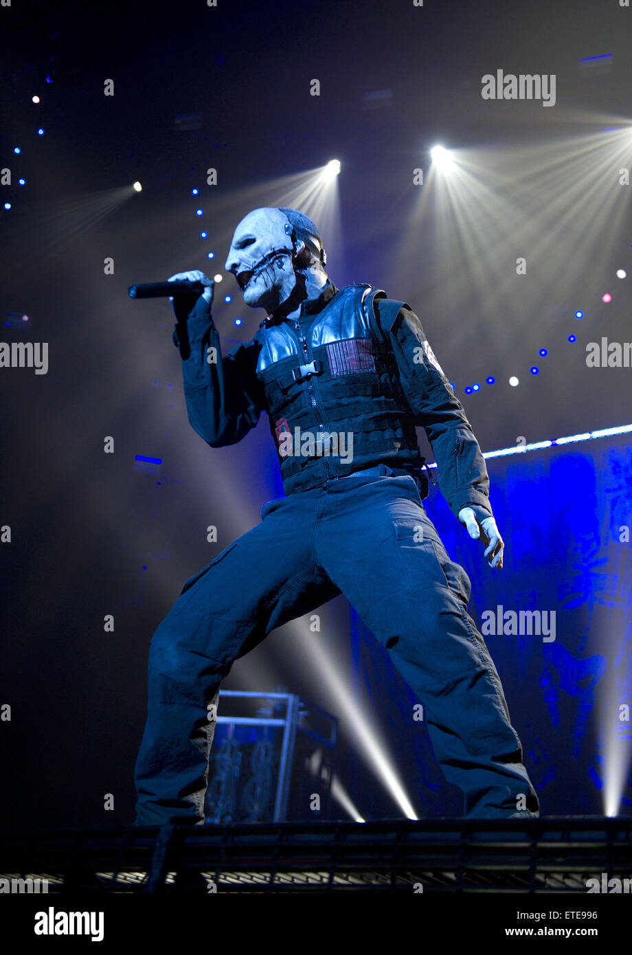 Slipknot perform live in concert during the 'Prepare for Hell Tour 2015 ...