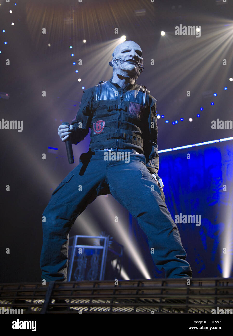 Slipknot perform live in concert during the 'Prepare for Hell Tour 2015 ...
