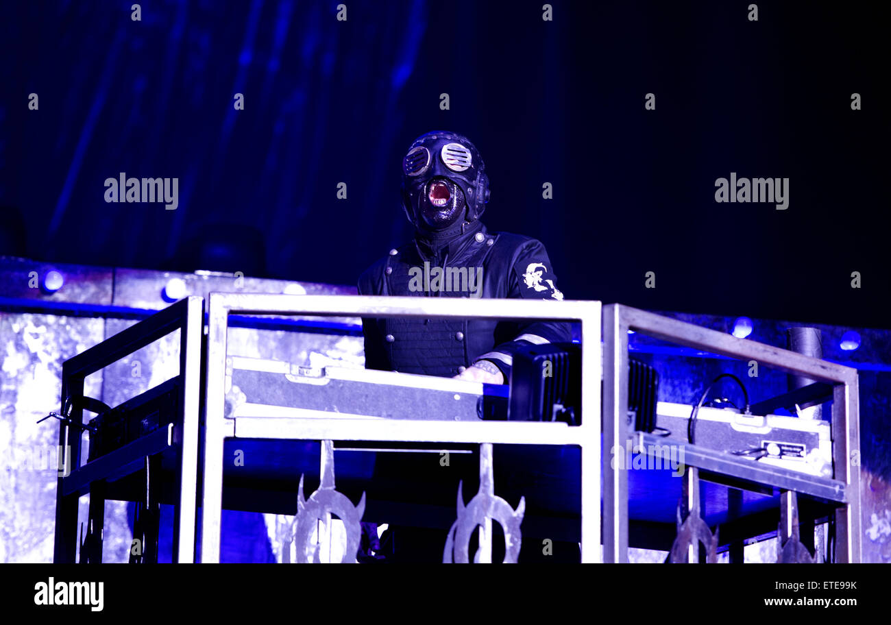 Slipknot perform live in concert during the 'Prepare for Hell Tour 2015 ...