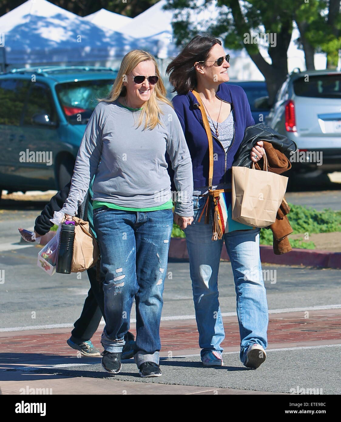 Melissa Etheridge and partner Linda Wallem spend the day at the Malibu ...
