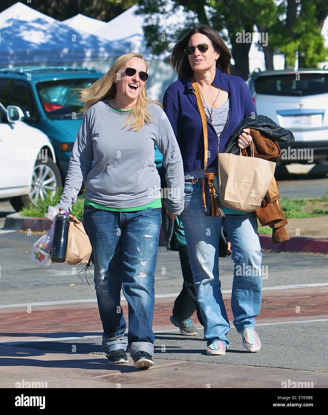 Melissa Etheridge and partner Linda Wallem spend the day at the Malibu ...