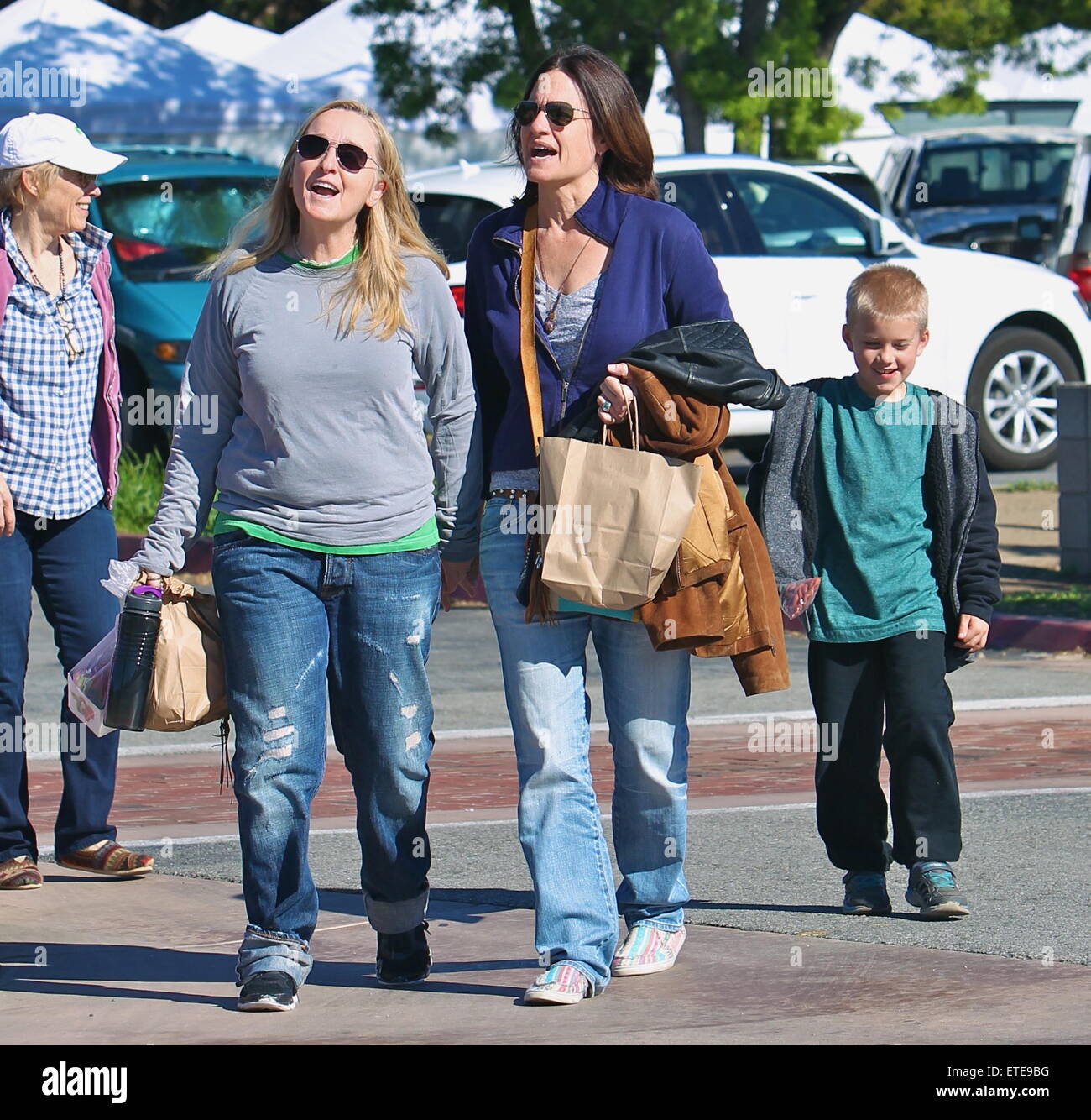 Melissa Etheridge and partner Linda Wallem spend the day at the Malibu ...