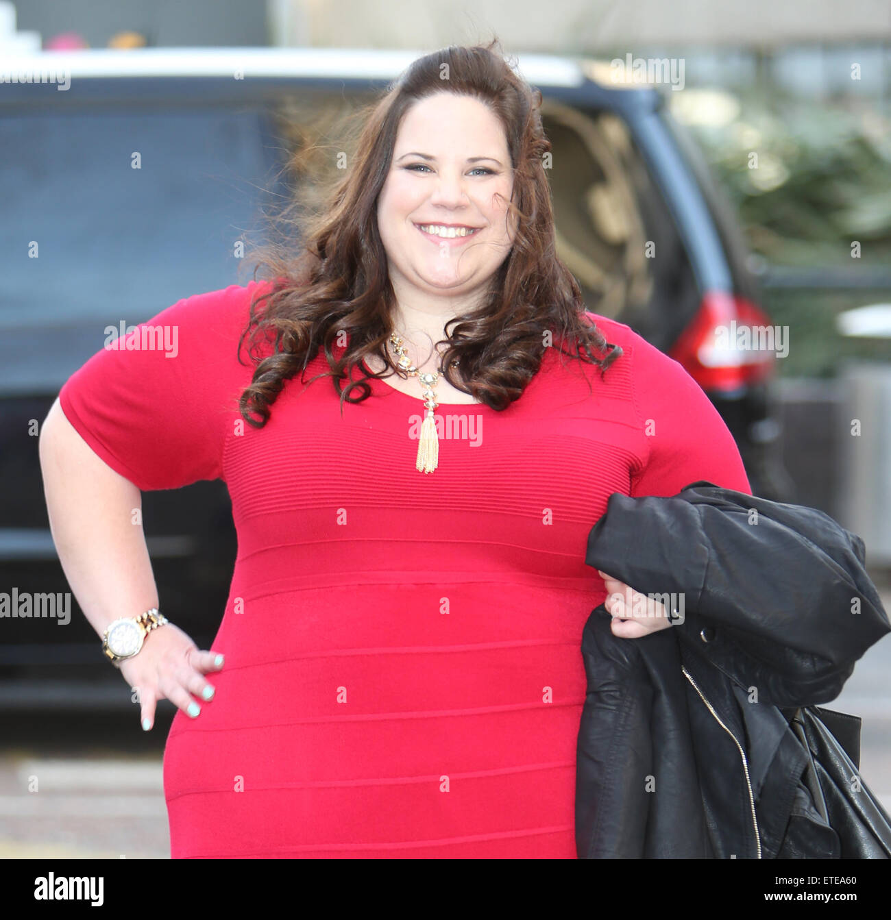 Whitney Thore outside ITV Studios Featuring: Whitney Thore Where ...