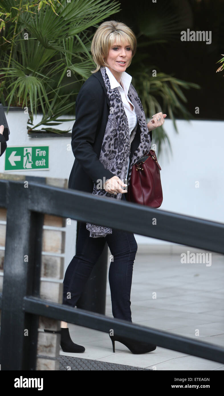 Ruth Langsford outside ITV Studios Featuring: Ruth Langsford Where ...