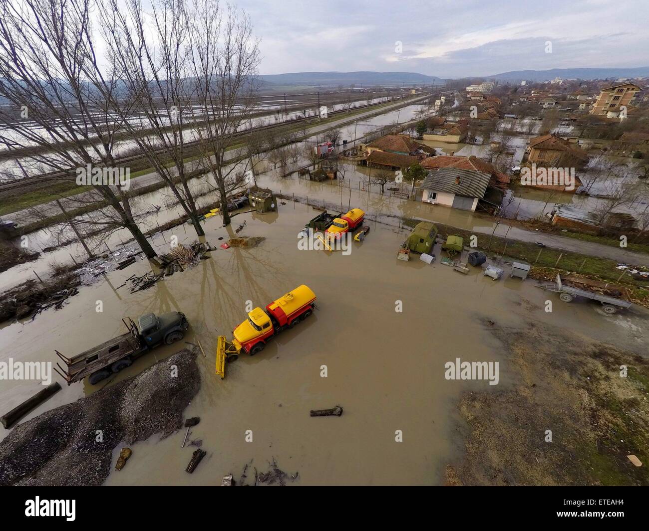 Homes are destroyed in the Bulgarian town of Kamchia after heavy rain ...